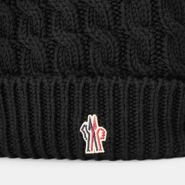 Moncler Bobl Knit Hat With Pom-pom