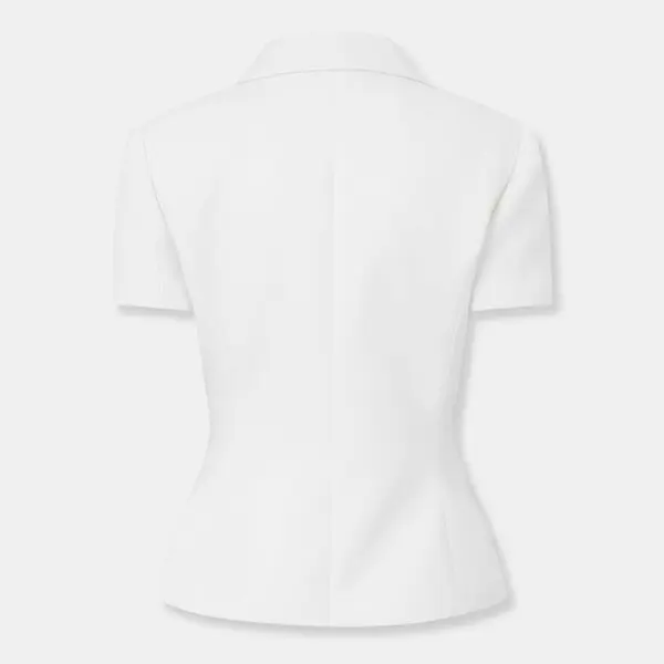 Versace Structured Short-sleeve Blazer