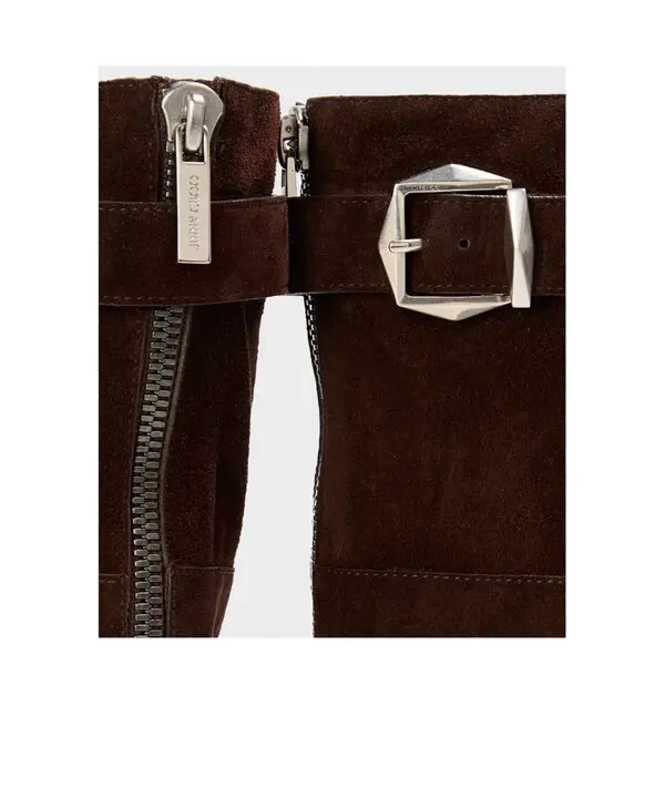 JIMMY CHOO Ankle Boots With Buckle Detail