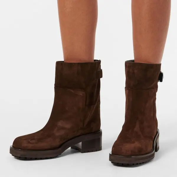 JIMMY CHOO Ankle Boots With Buckle Detail