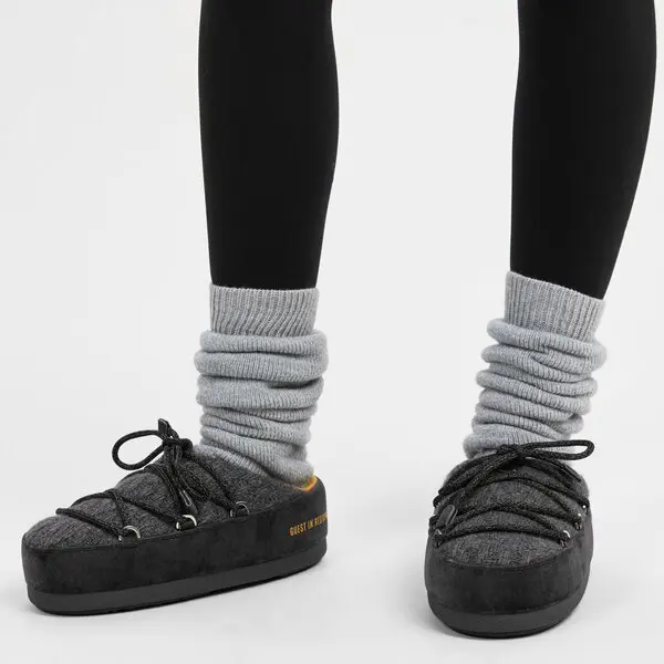 Moon Boot Grey Fashion Mule