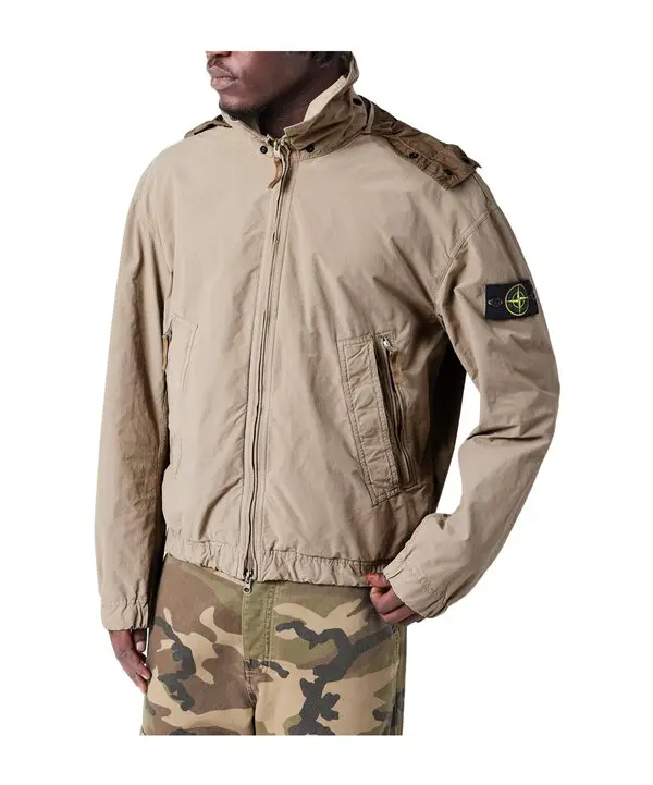 Stone Island Stand Collar Zip-up Jacket
