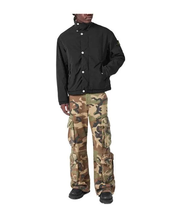 Stone Island Stand Collar Zip Up Jacket