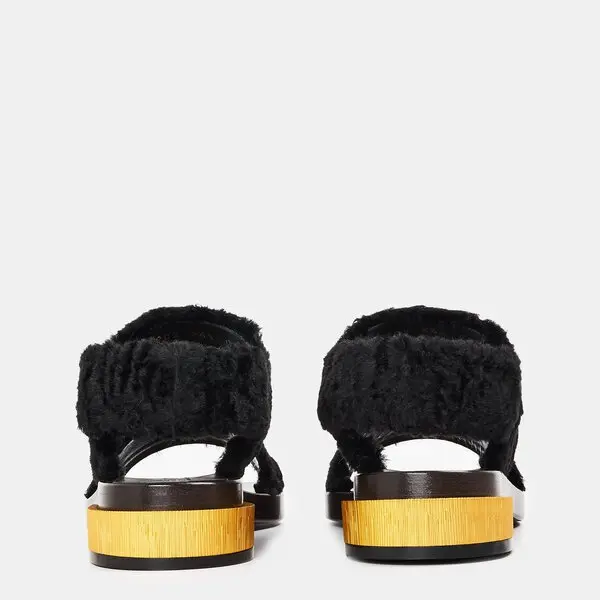 Gucci Solid Color Heeled Sandals