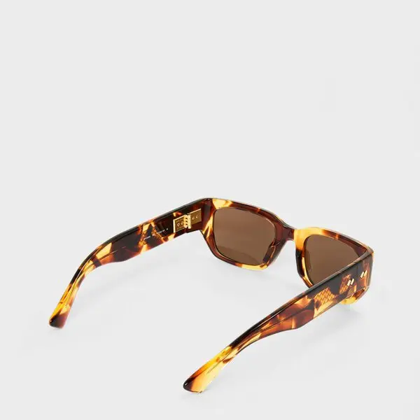 Bottega Veneta Tortoiseshell D-frame Sunglasses