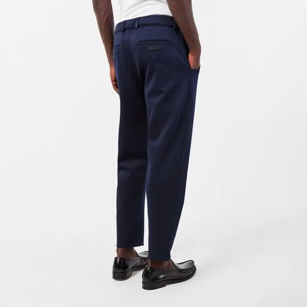 Prada Hem Woven Tracksuit Bottoms