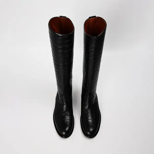 Paris Texas Solid Color Knee High Boots