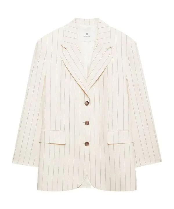 ANINE BING Sara Blazer - White