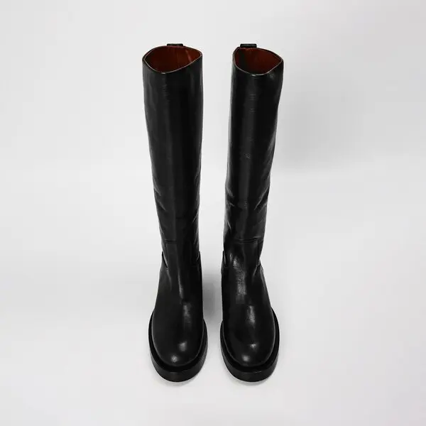 Paris Texas Solid Color Knee High Boots