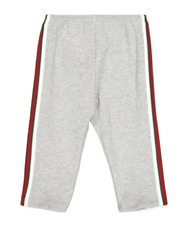 Gucci Fleece Joggers With Side Stripe Detail