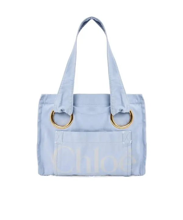 Chloé Plage Logo Tote Bag