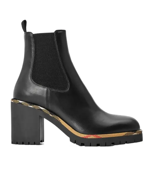 Burberry Burb Gravel Heeled Ankle Boot