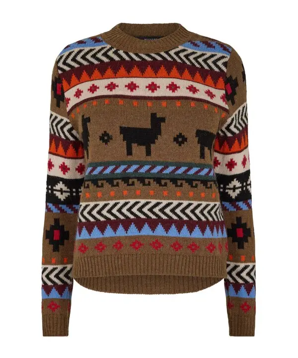 Max Mara Patterned Knitted Sweater - Multicolor
