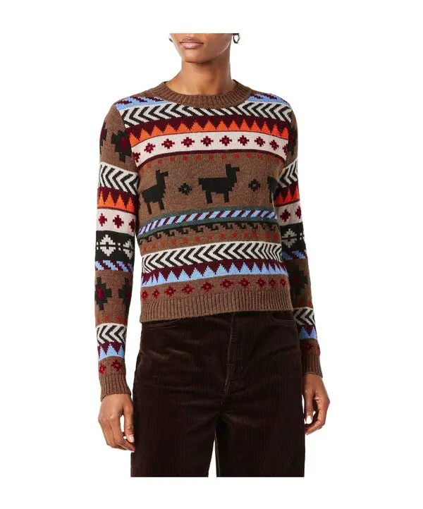 Max Mara Patterned Knitted Sweater