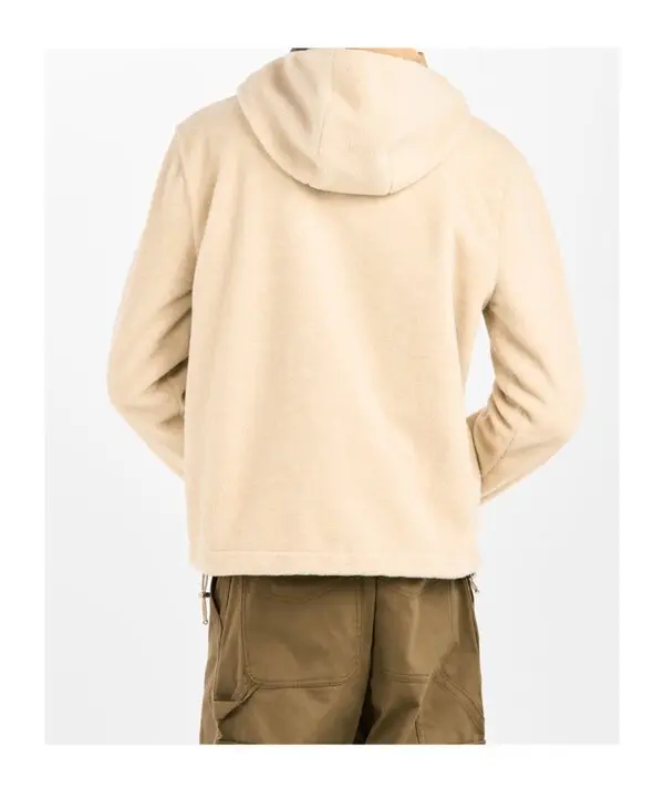 Moncler Teddy Bear Hooded Sweatshirt With Full Zip-up