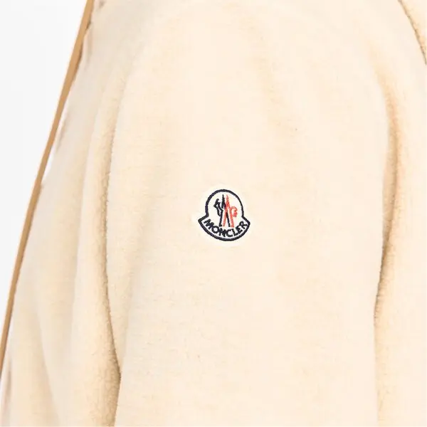 Moncler Teddy Bear Hooded Sweatshirt With Full Zip-up