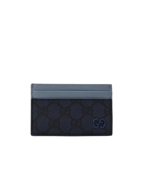 Gucci Gg Monogram Canvas Card Holder
