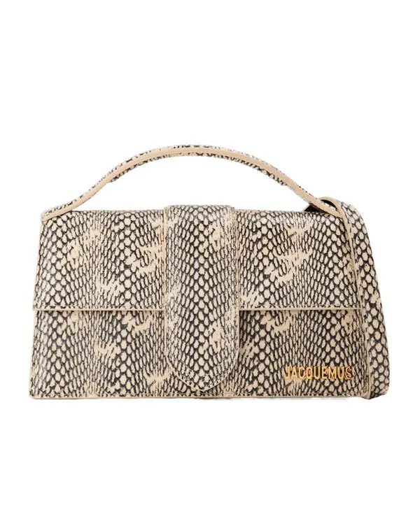 Jacquemus Marc Daisy Snapshot Ld99 Smooth Leather Handbag - Nude