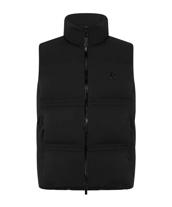 Moncler Stand-collar Quilted Down Vest