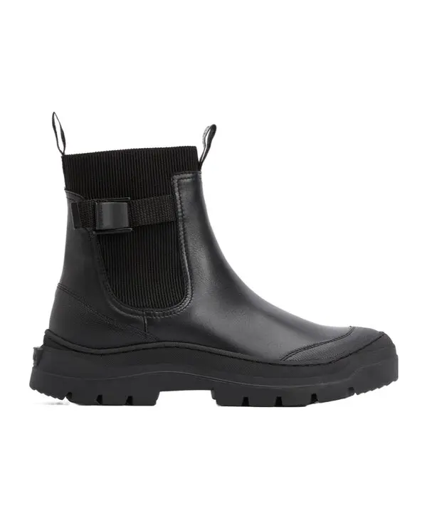 Barbour Chelsea Ankle Boots With Buckle Detailing