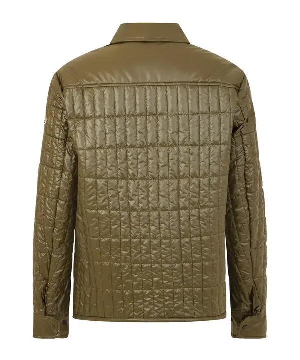 Moncler Quilted Check Overshirt Jacket