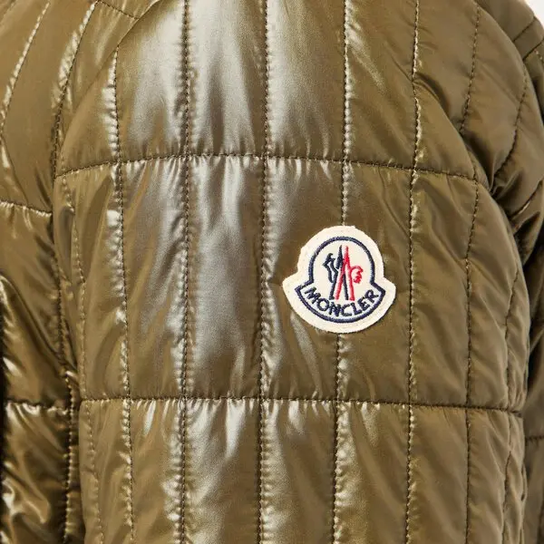 Moncler Quilted Check Overshirt Jacket