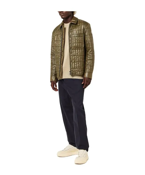 Moncler Quilted Check Overshirt Jacket