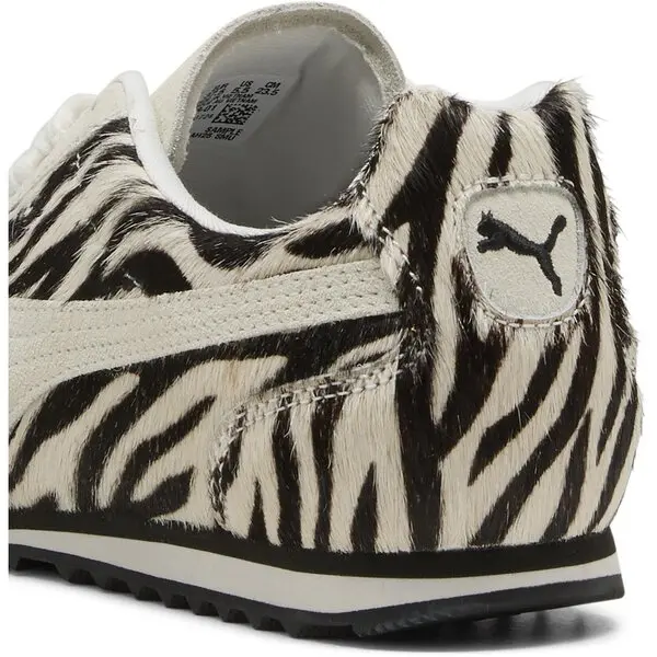 PUMA Lace-up Low-top Sneakers With Zebra Print