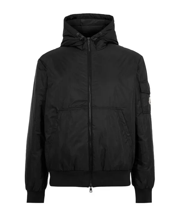 Moncler Zip-up Hooded Bomber Jacket