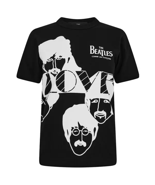 Play Comme Des Garcon Beatles Printed T-shirt
