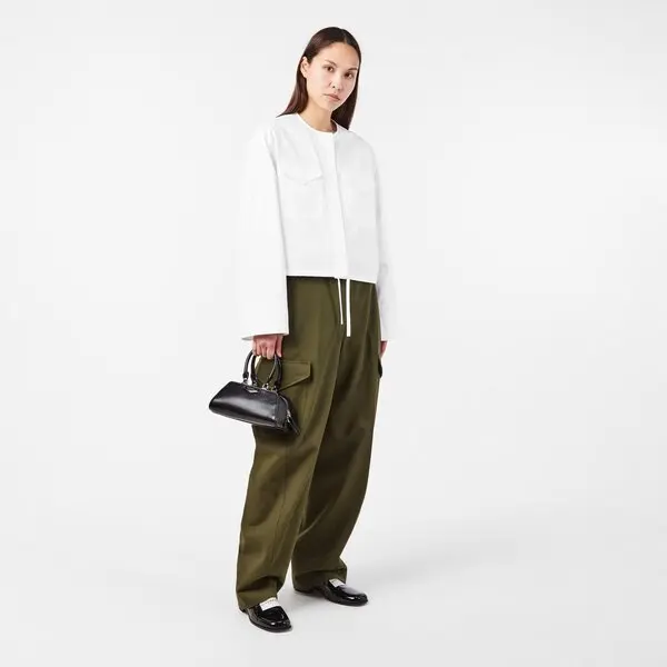 Givenchy Cropped Logo Shirt