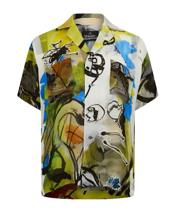 VIVIENNE WESTWOOD Fashionable Floral Shirt - Green