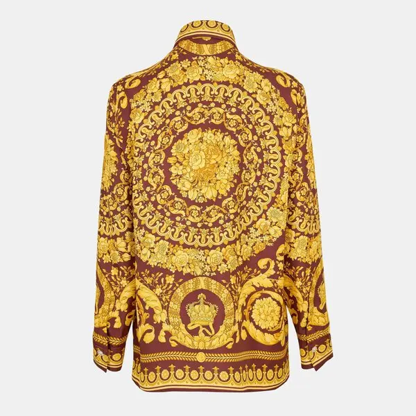 Versace Printed Shirt - Yellow