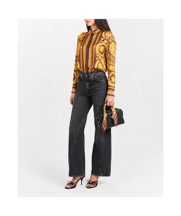 Versace Printed Shirt - Yellow