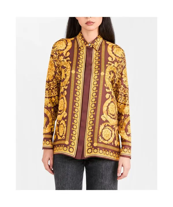 Versace Printed Shirt - Yellow