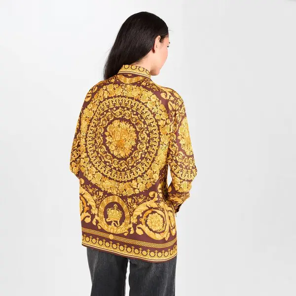 Versace Printed Shirt - Yellow