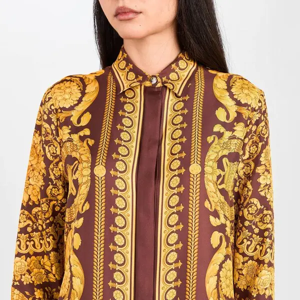 Versace Printed Shirt - Yellow