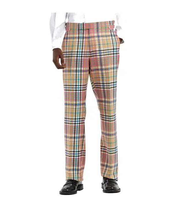 VIVIENNE WESTWOOD Plaid Check Relaxed Fit Trousers