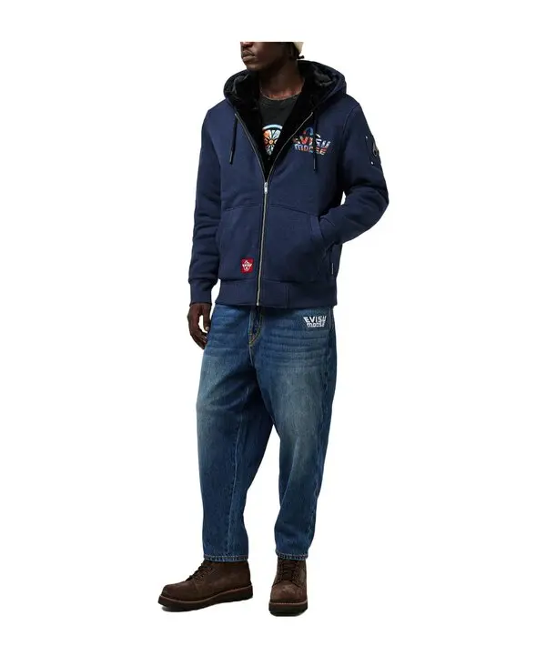 Moose Knuckles Classic Printed Zip-up Hoodie