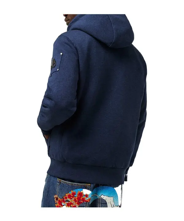 Moose Knuckles Classic Printed Zip-up Hoodie