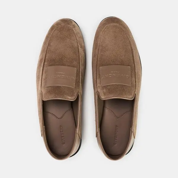 Givenchy Suede Loafers With Logo Detail