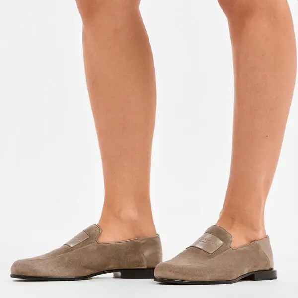 Givenchy Suede Loafers With Logo Detail
