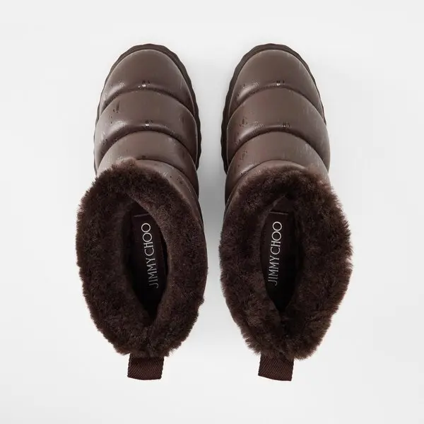 JIMMY CHOO Solid Color Snow Boots