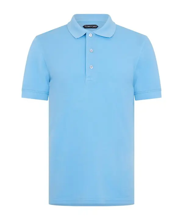TOM FORD Solid Color Polo Shirt