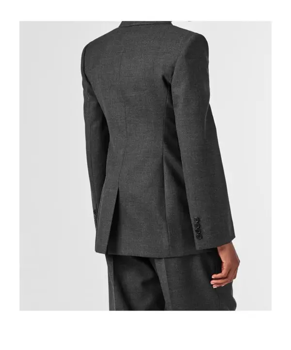 Givenchy Double Breasted Wool Long Sleeve Blazer