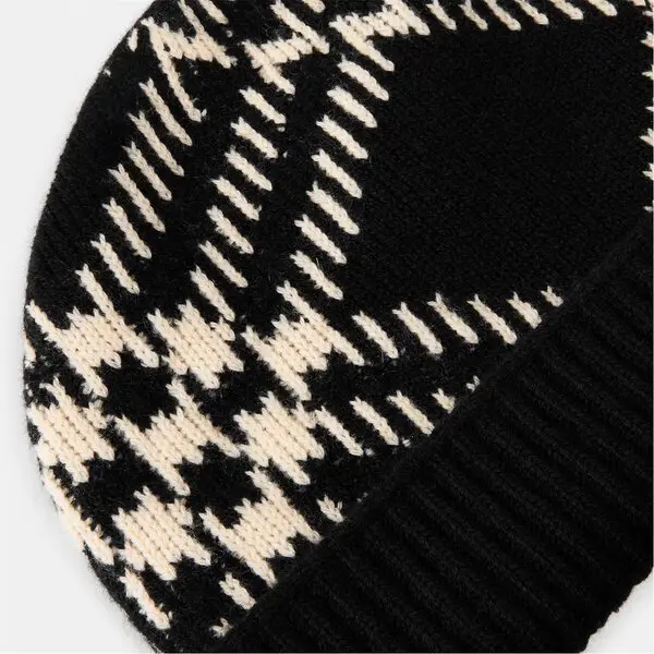 Burberry Plaid Knit Beanie