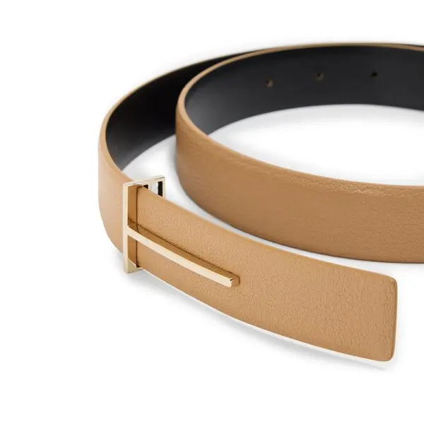 TOM FORD Grained Leather Belt