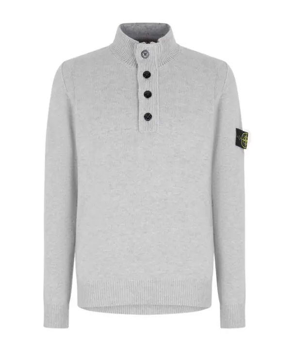 Stone Island Half-button Jumper