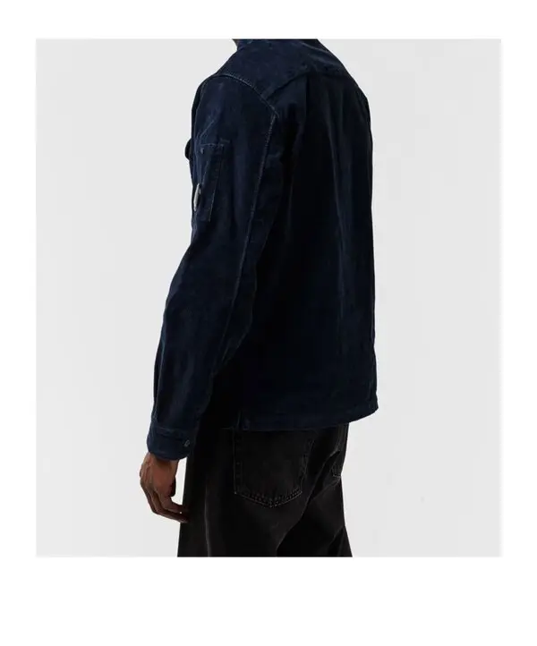 C.P. COMPANY Lens Single Pocket Long Sleeve Corduroy Shirt