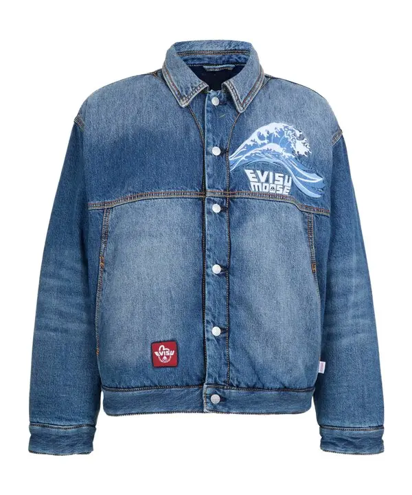 Moose Knuckles Denim Quilted Jacket